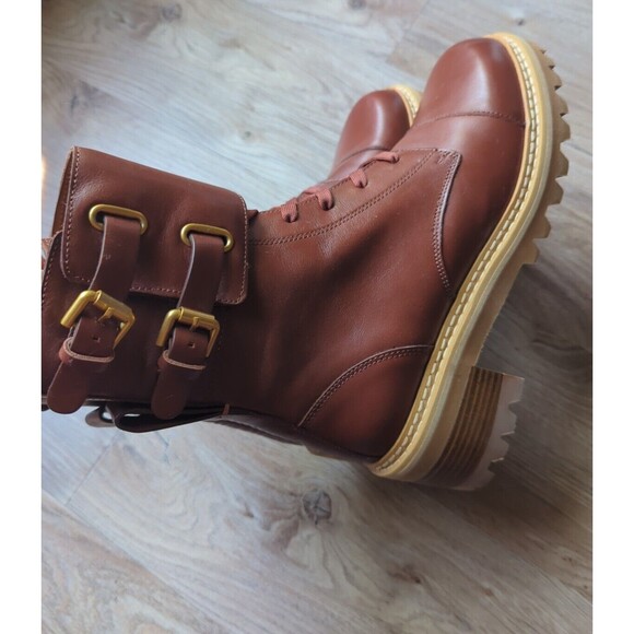 See By Chloé | Shoes | See By Chloe Mallory Combat Lug Sole Officer ...